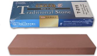 Sanelli Ambrogio Naniwa Traditional Stone, professioneller Messerschärfer, mittlere Körnung 1500, ideal zum Schärfen von normalen Messern, mit glasiertem Bindemittel, 