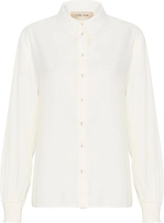 Cream Femme, Blouses et Chemises, Blanc, Taille: 38 FR Chemise Blanche à Manches Longues