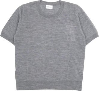 P.A.R.O.S.H. P.a.r.o.s.h., Femme, Pulls, Gris, Taille: 40 FR Maille &agrave; col rond