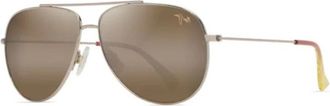 Maui Jim Hauoli Aviator Sonnenbrille - - Accessories - unisex - Gelb - 59 MM