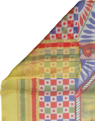 Dolce & Gabbana Carretto Silk Scarf - Multicolor