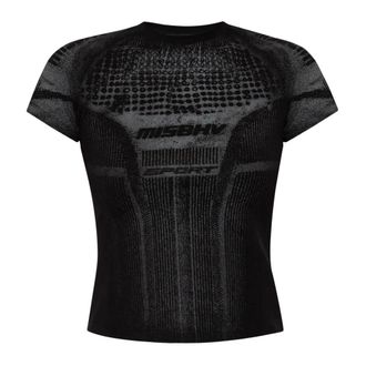 Misbhv Misbhv, Femme, Tops, Noir, Taille: 40 FR T-shirt imprim&eacute; Active