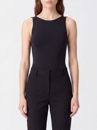 Elisabetta Franchi Top slim fit en jersey &agrave; &eacute;paules d&eacute;nud&eacute;es