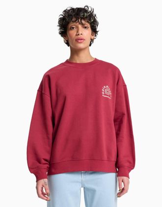 Quiksilver Standard - Sweat ras de cou - Rouge