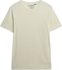 Superdry T-shirt classique essentiel pour homme, Cr&egrave;me ciel la plus claire, L