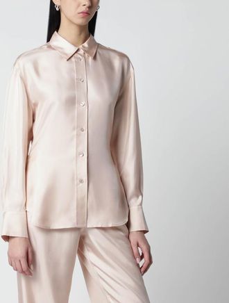 R&oacute;he Light pink silk shirt