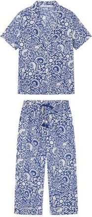 Women'secret Pyjama à Manches Courtes Mix and Match Seasides Ensemble de Pijama, Plan, L Femme