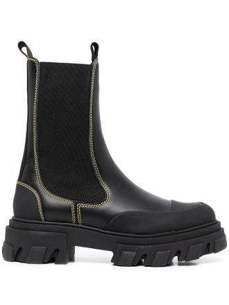 Ganni bottines chelsea Mid 50 mm - Noir