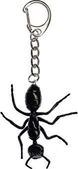 Miniblings ants Porte-cl&eacute; Porte-cl&eacute;s ants Halloween insectes noir - bijoux &agrave; la mode main I I Pendentif trousseau de cl&eacute;s Porte-clef