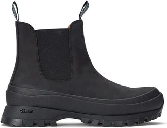 Polo Ralph Lauren Homme, Chaussures, Noir, Taille: 46 EU Chelsea Bottes &agrave; Semelle Crant&eacute;e
