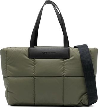 VeeCollective sac à main à logo imprimé - Vert