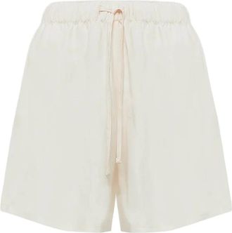 Laneus Femme, Shorts, Beige, Taille: 36 FR Wide Leg Shorts