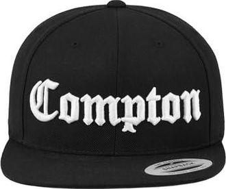 Mister Tee Mixte Compton Snapback Chapeaux, Noir, Taille Unique