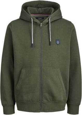 Jack & Jones Zip Hood Jprbluronaldo Prau25 Sweat à Capuche zippé, Sac fourre-Tout, M Homme