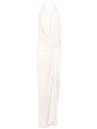 Silvia Tcherassi robe longue Torgiano - Blanc