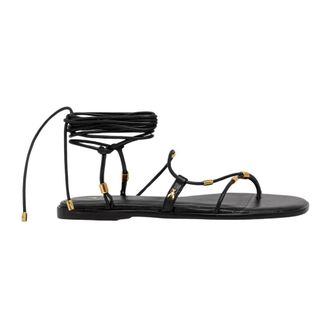 Patrizia Pepe Riemchensandalen mit Fly-Motiv - - Shoes - Damen - Schwarzk - 37 EU