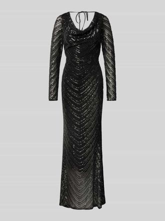Lipsy Cocktailkleid mit Wasserfall-Ausschnitt und Pailletten