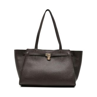 Michael Kors Grand sac cabas Hamilton Moderne en cuir - Femme - Sacs - Brun - Taille: ONE Size