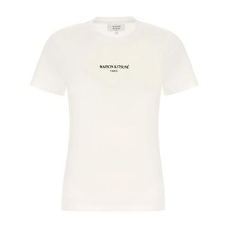 Maison Kitsun&eacute; Paris Baby T-Shirt - - Tops - Damen - Beige - L