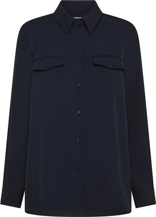 Cruna Femme, Blouses et Chemises, Bleu, Taille: 36 FR Bruges Overshirt