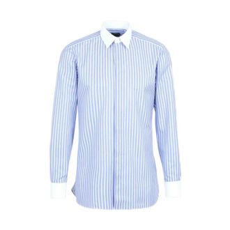 Tom Ford Homme, Chemises, Bleu, Taille: XL Wide Stripe Classic Fit Shirt