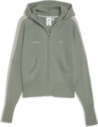 Puma x MADHAPPY T7 Strickjacke Damen, Accessoires, Gr&uuml;n, XL