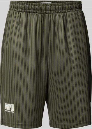 Wood Wood Regular Fit Shorts mit Label-Print Modell Lama