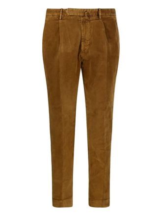 Santaniello Cordhose mit Falten - Braun