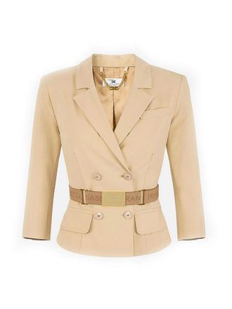 Elisabetta Franchi Veste Casual - Camel