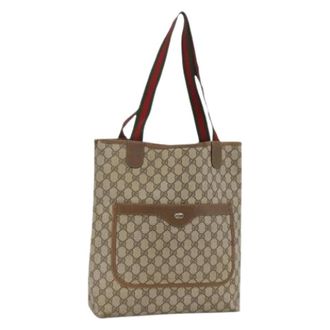 Gucci Sac cabas GG en toile Vintage Pre-owned - Femme - Pre-owned - Beige - Taille: ONE Size