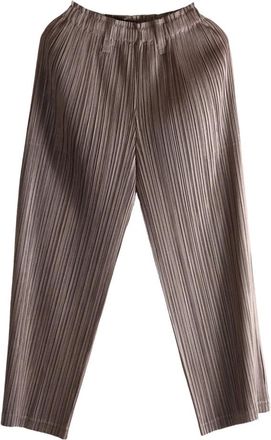 Issey Miyake Femme, Pantalons, Brun, Taille: 44 FR Thicker Bottoms 2 Pants