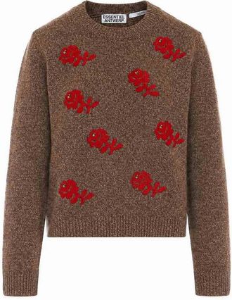Essentiel Rundhalspullover - Beige