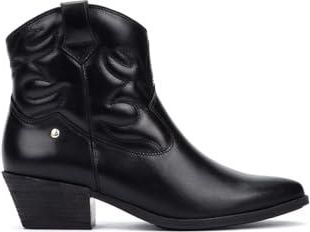 Pikolinos Bottines &agrave; Talon en Cuir VERGEL pour Femme Color Black