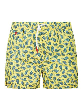 Kiton Short De Bain - Jaune