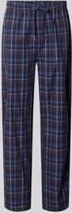 Bugatti Pyjama-Hose im Allover-Look mit Tunnelzug