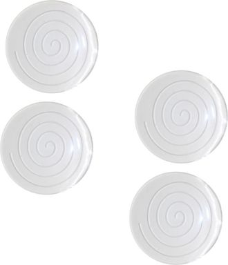 Valiclud 4 St&uuml;ck Silikon M&ouml;belbeinmatten Antirutsch Kratzschutz Schreibtisch Stuhl Sofa Beinpolster &oslash; 6cm Boden Schutz F&uuml;r Holz Laminat Fliesen