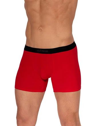 Olaf Benz Herren Trunk rot Mikrofaser/Funktion unifarben