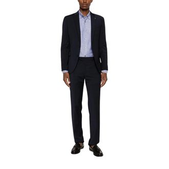 Daniele Alessandrini Homme, Costumes, Bleu, Taille: XL Costume crois&eacute;