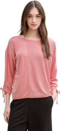 Tom Tailor 3/4-Arm-Shirt in feiner Rippoptik