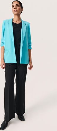 Soaked In Luxury Blazer SLShirley Gerade Passform blue