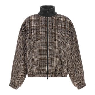 Brunello Cucinelli Bomberjacke - - Jackets - Damen - Braun - L