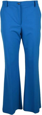 Pinko Pinko, Femme, Pantalons, Bleu, Taille: 40 FR Pia Wide Pantalons