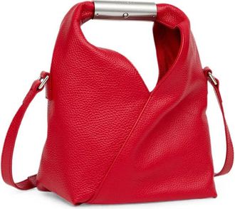Maison Margiela Grained Calf Leather Shoulder Bag - Red