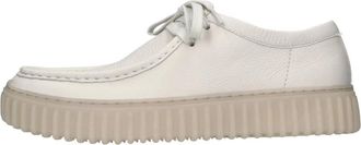 Clarks Homme, Chaussures, Blanc, Taille: 44 EU Torhill Lo