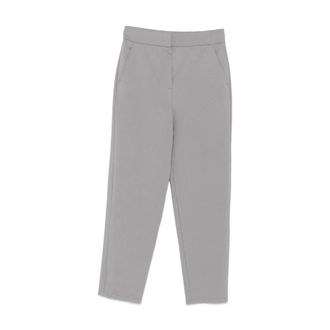 Max Mara Straight Leg Hose - - Trousers - Damen - Grau - M