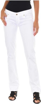 Met Gerade geschnittene Hose - - Trousers - Damen - Wei&szlig; - W30