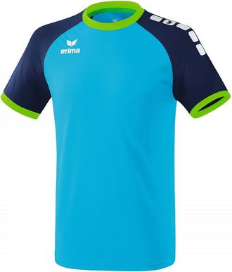 Erima Unisex Kinder ZENARI 3.0 Trikot (6131904), Curacao/New Navy/Green Gecko, 152
