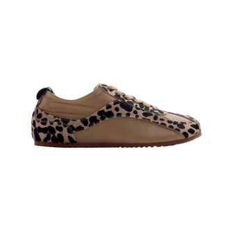 Gioseppo Sneakers aus Leder und Nylon mit Animal-Print - - Shoes - Damen - Beige - 40 EU