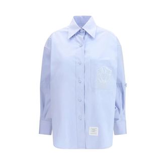 Thom Browne Damen, Blusen & Hemden, Blau, XSGr&ouml;&szlig;e