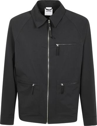 Aspesi Herren, Jacken, Schwarzk, SGröße